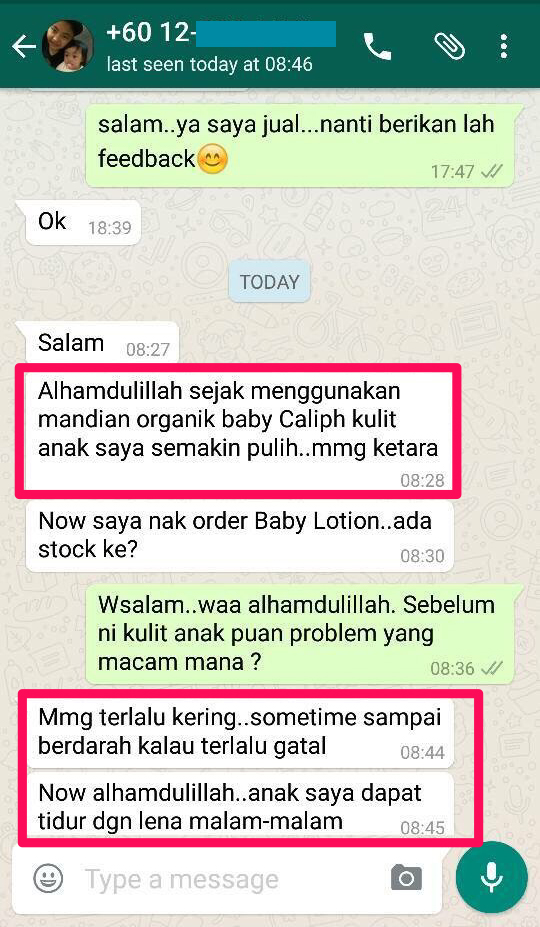 Testimonials - Baby Caliph Organic
